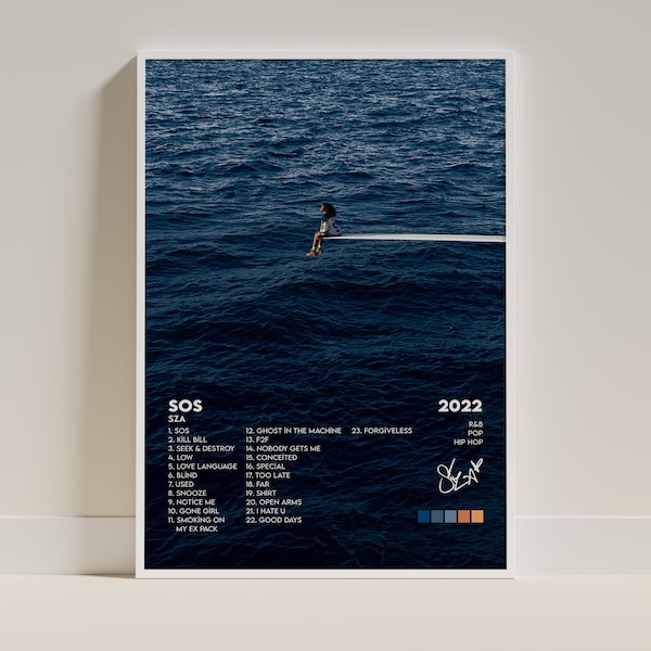 Sza Sos Album Print - Etsy
