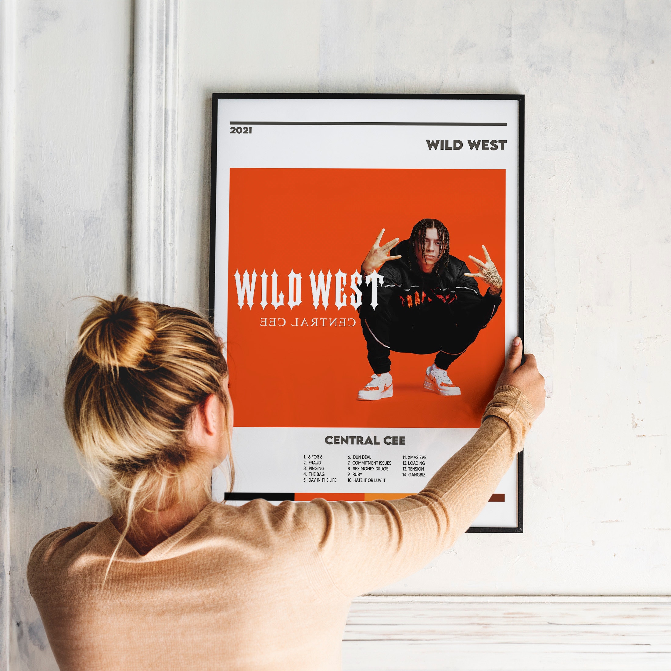 Central Cee Wild West Album Cover Print Poster Digital Download Album ...