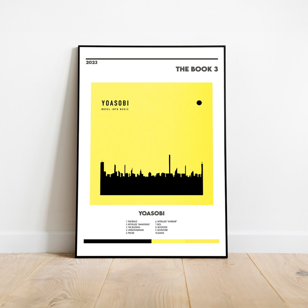 Yoasobi the Book 3 Album Cover Print Poster Digital Download Album Art ...