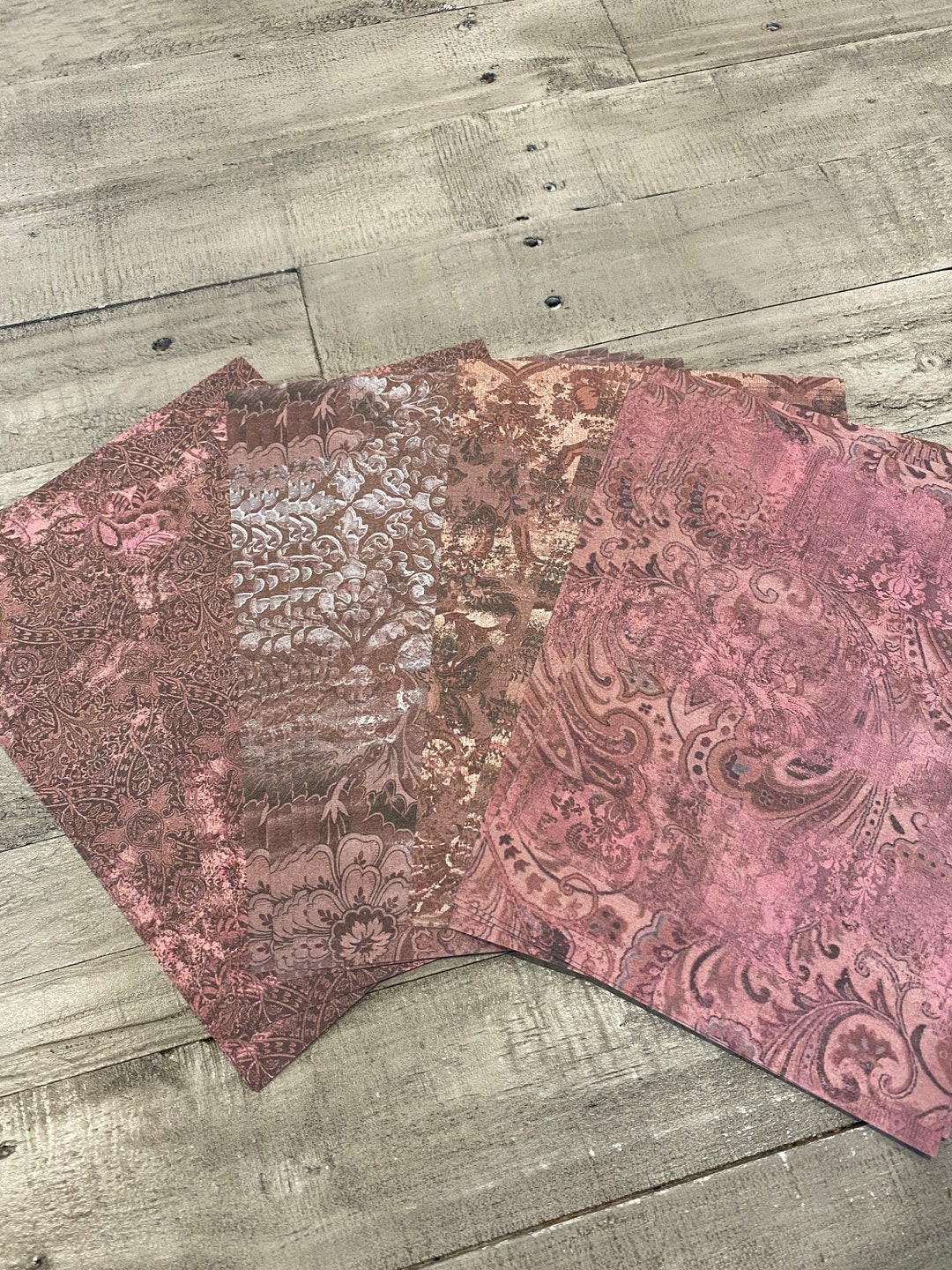 Decorative Paper Four Designs and 20 Sheets Perfect for - Etsy