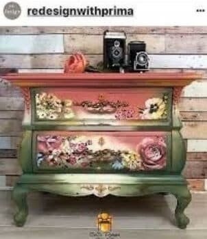 Ruby Rose Redesign With Prima Furniture Transfers Floral - Etsy