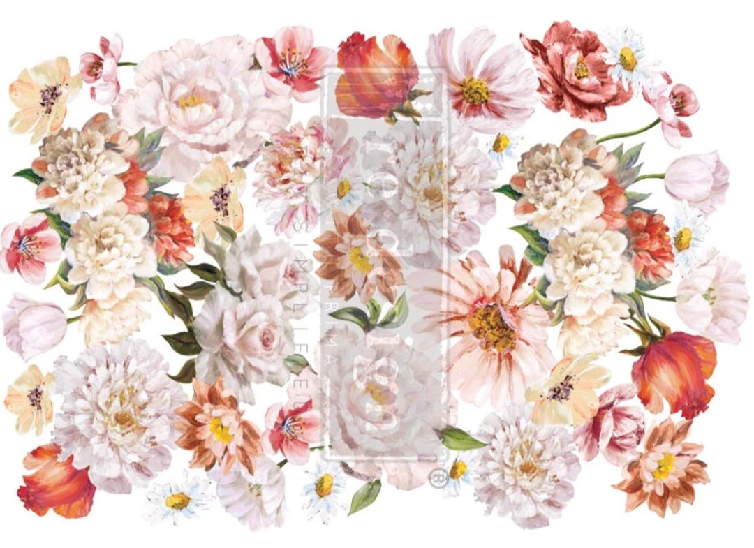 Pretty in Peach Redesign With Prima Furniture Transfers - Etsy
