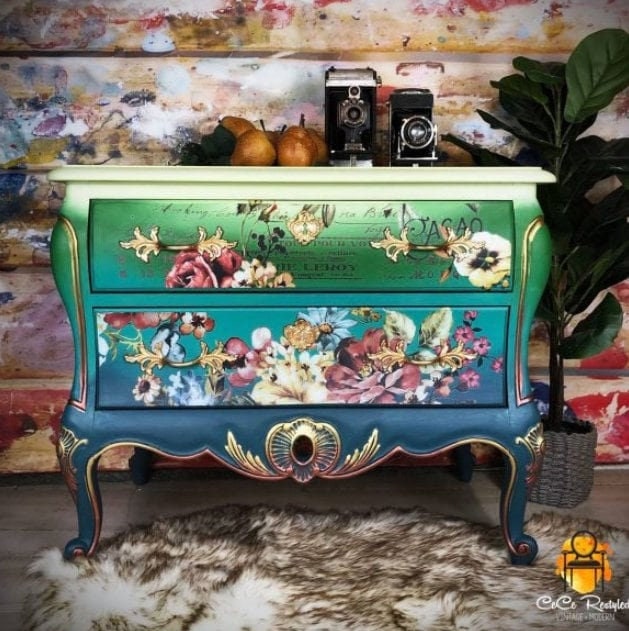 Ruby Rose Redesign With Prima Furniture Transfers Floral - Etsy