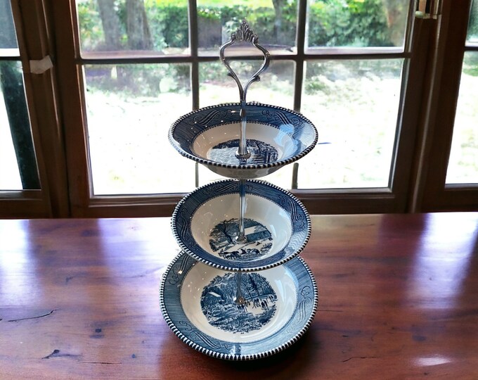 3 Tiered Cake Stand, 3 Tiered Bowl Stand, Tray, Bone China Tray, Royal ...