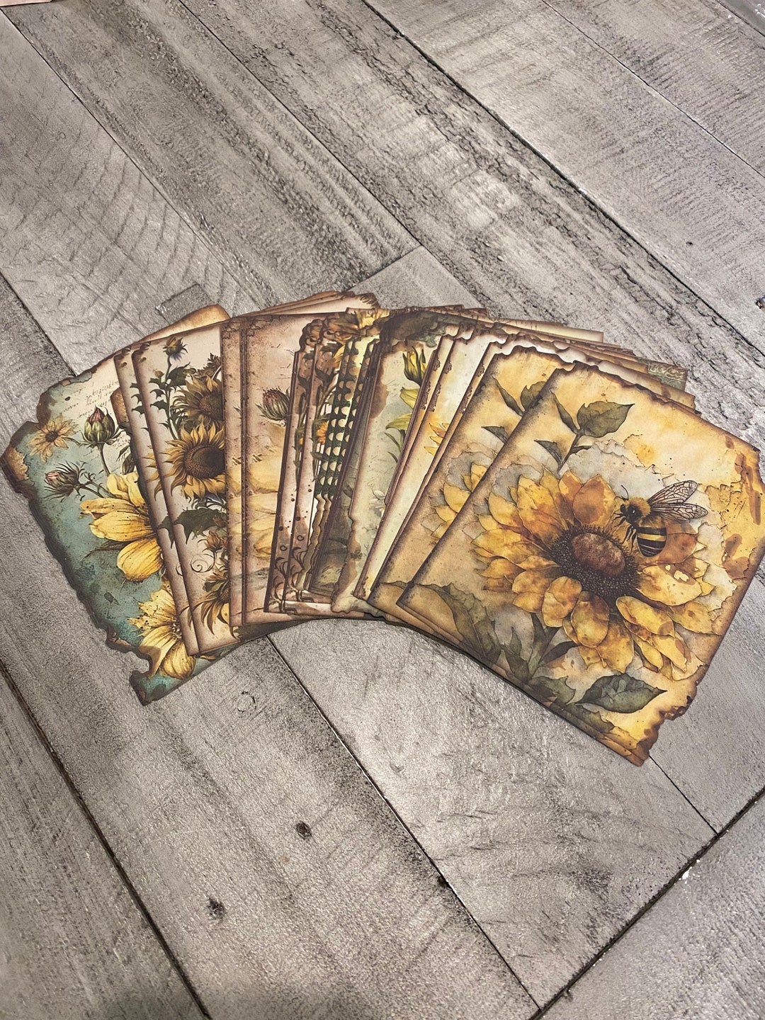 Vintage Aged Paper, Tea Stained Paper, Scrapbooking, Crafts, Craft ...