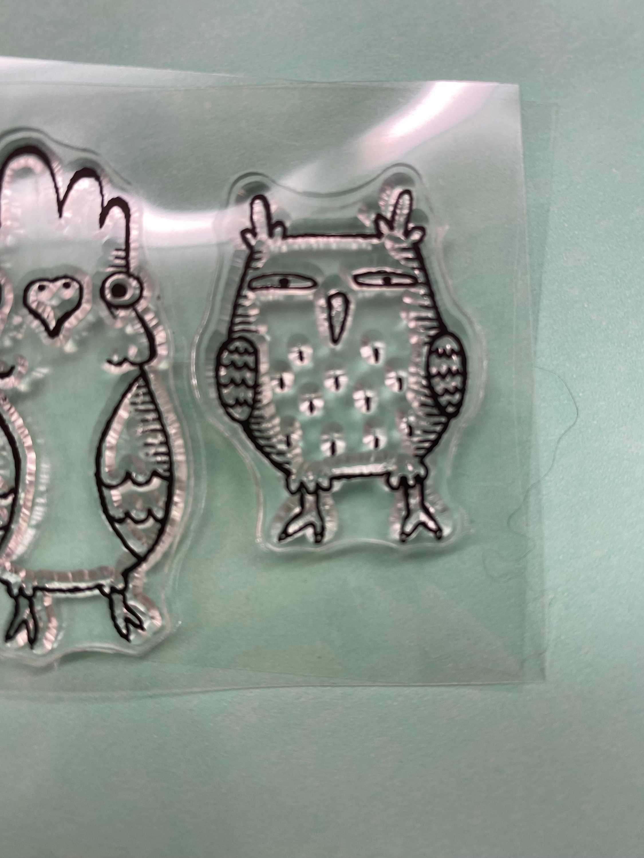 Funny, Fat Birds Stamp Rubber Stamps Funny Stamps Acrylic Stamp ...