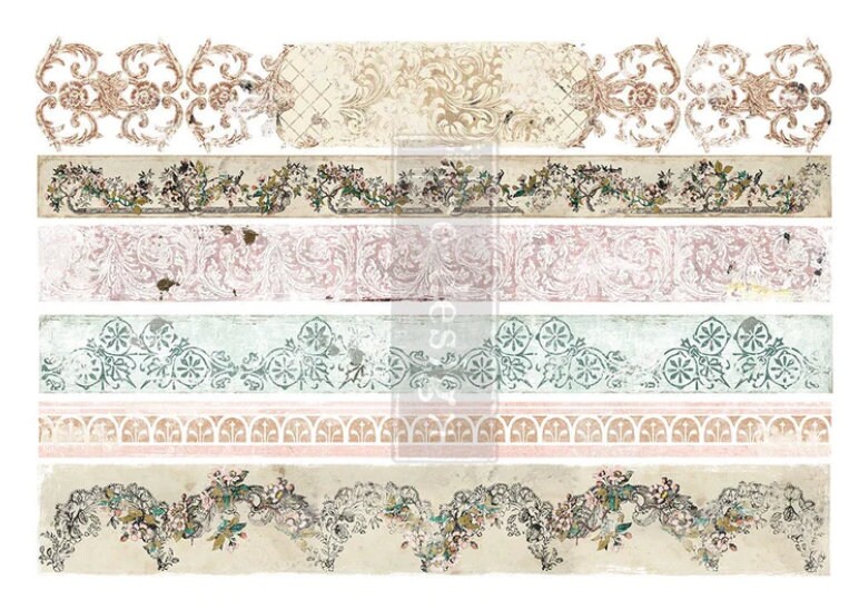 Distressed Borders II 2 Sheets Redesign by Prima - Etsy