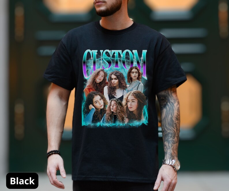 Custom Bootleg Rap Tee, Vintage Graphic 90s Tshirt, Shirt With ...