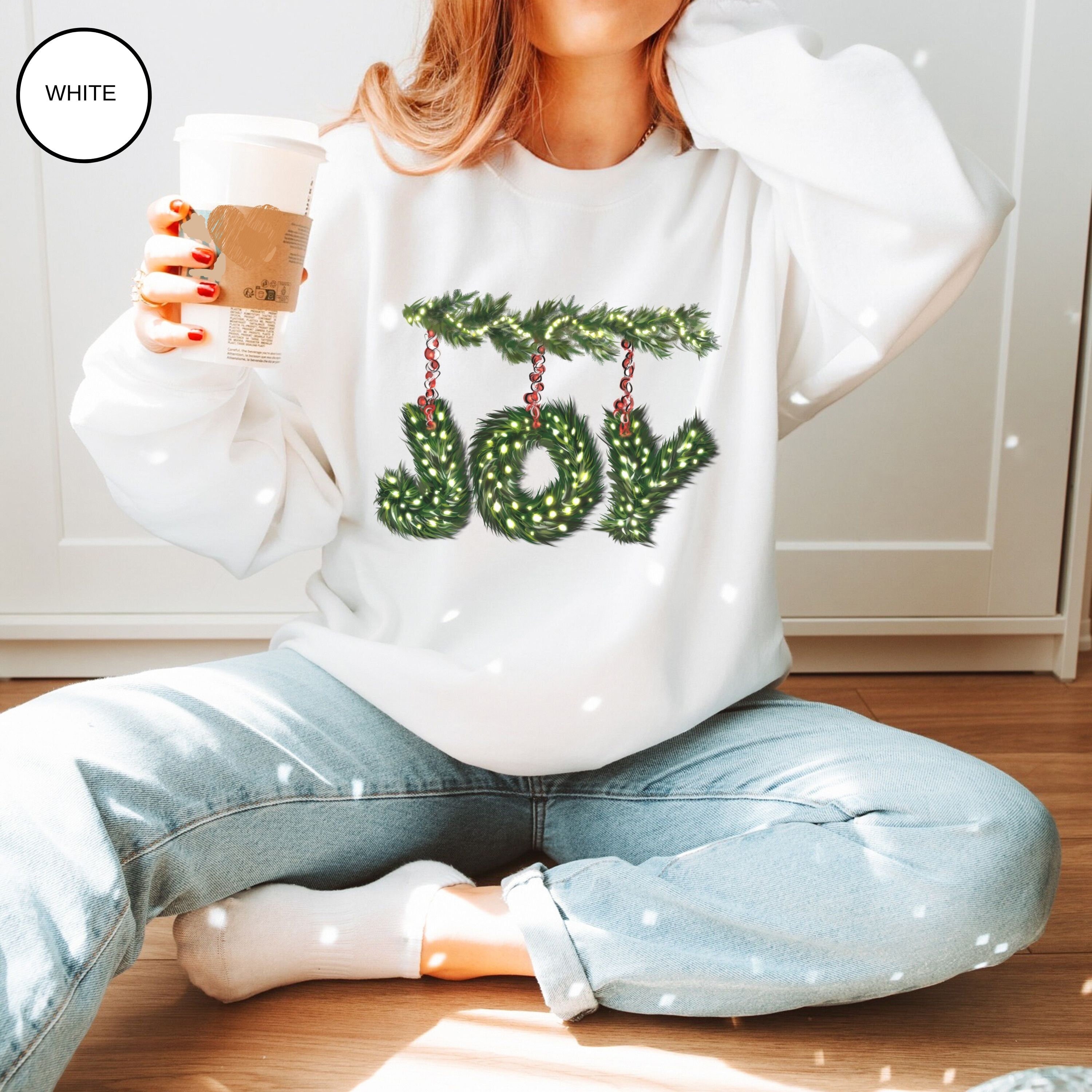 Merry Christmas Sweater Christmas Sweatshirt Womens - Etsy