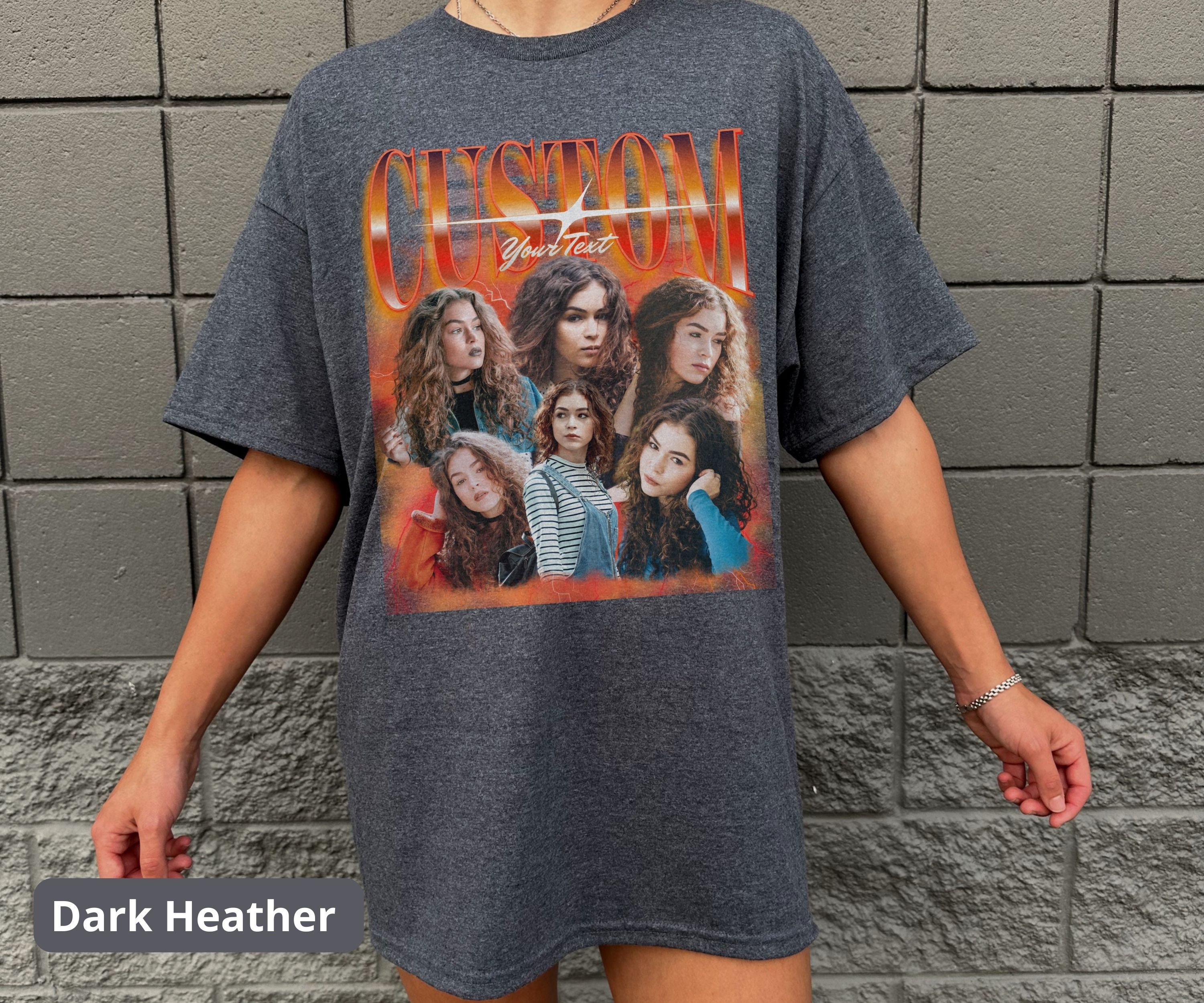 Custom Girl Friend T-shirt, Shirt With Girlfriend Face, Custom Photo ...