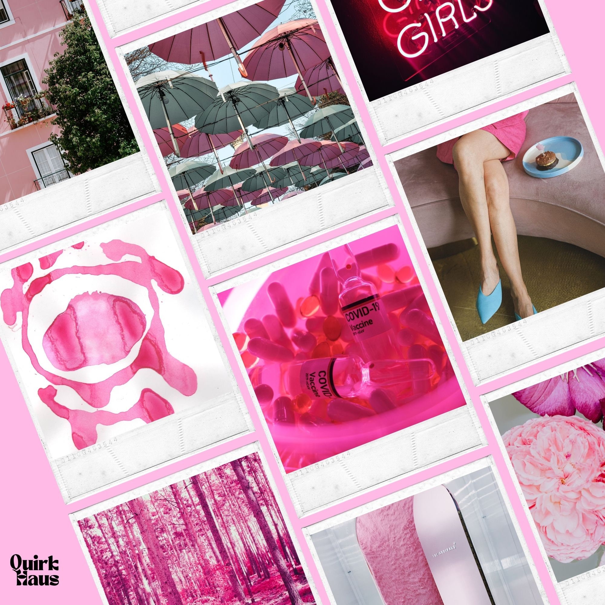 50 Pink Aesthetic Digital Prints Vol 1 Bundle | Printable Posters ...