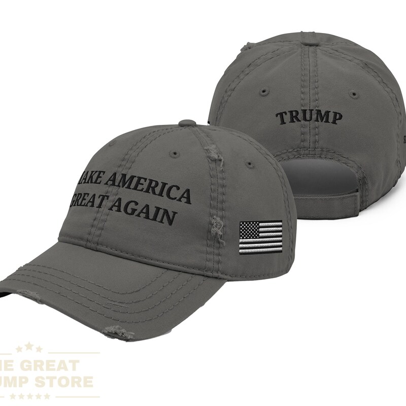 Distressed Baseball Cap - Etsy