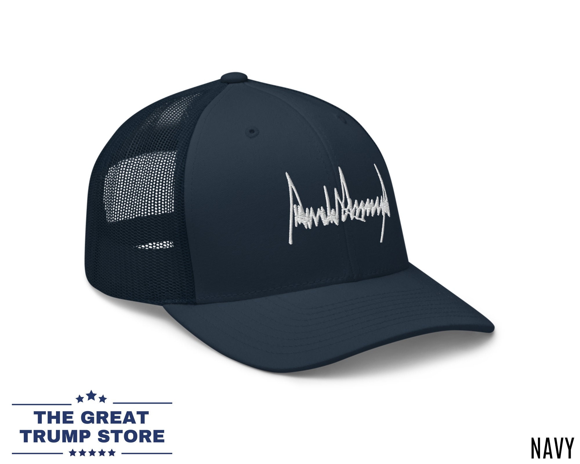 Trump Trucker Hat Trump Signature Cap Trump Dad Hat Trump Gift for Dad ...