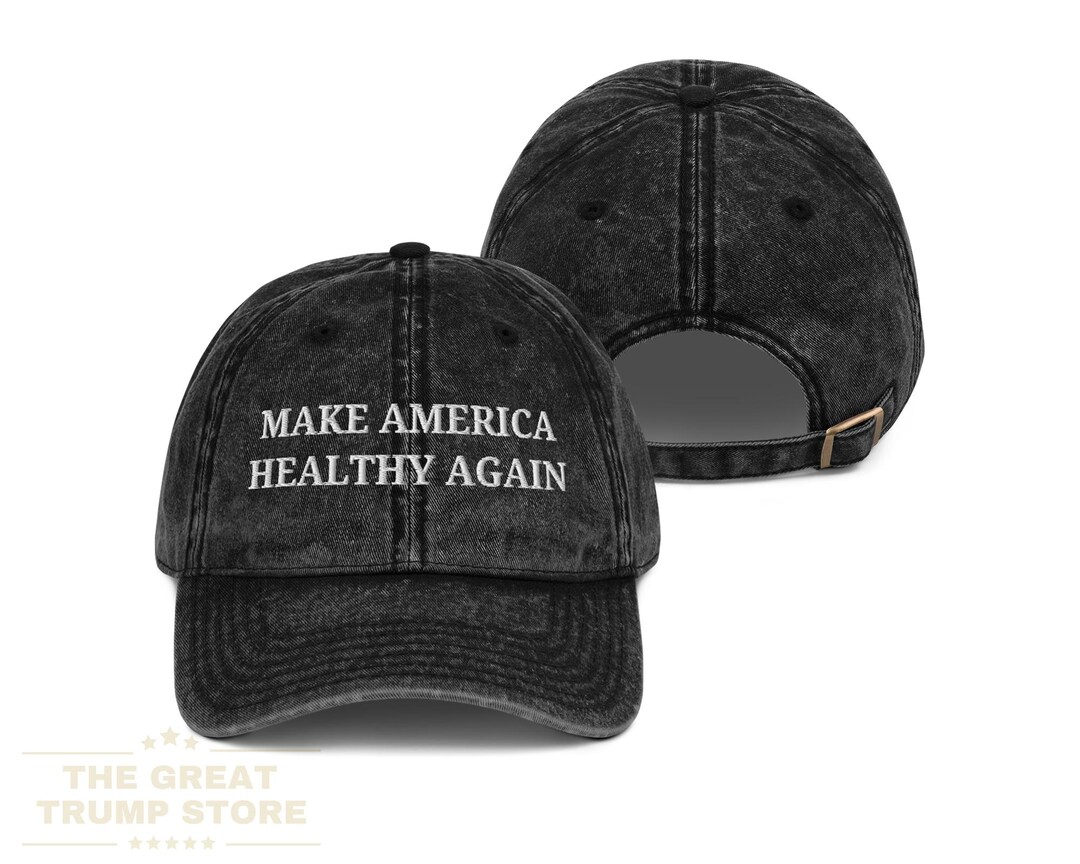 MAHA Vintage Cap Make America Healthy Again Hat Trump Washed Hat RFK Jr ...