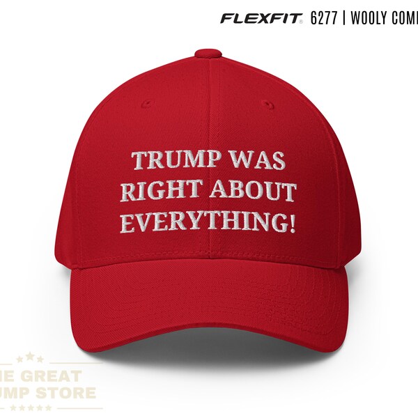 Trump Was Right Hat - Etsy