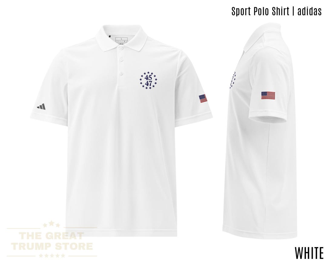 Trump Polo Shirt 45 47 Trump Golf Shirt 45-47 Polo Trump Sport Shirt ...