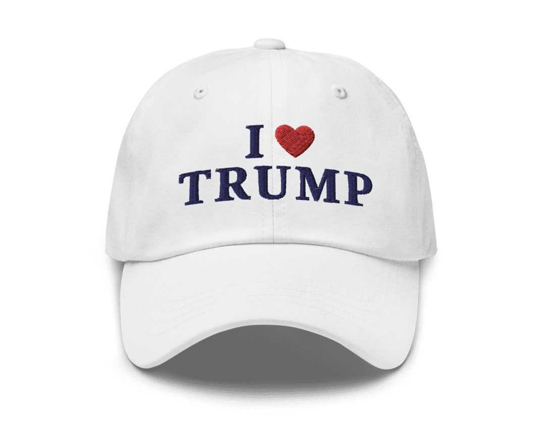 I Heart Trump Baseball Hat, I Love Trump Hat for Women Men, Trump Dad ...