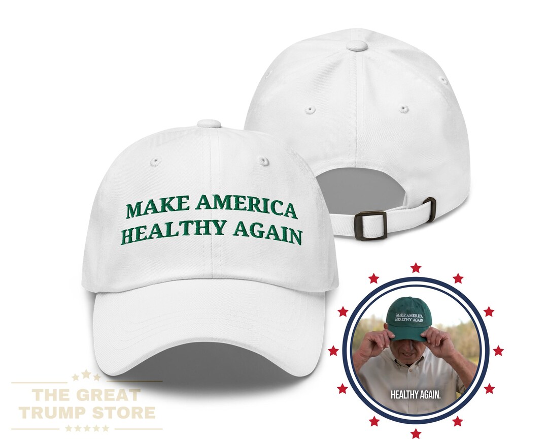 Make America Healthy Again MAHA Hat Embroidered Trump Kennedy Hat MAHA ...
