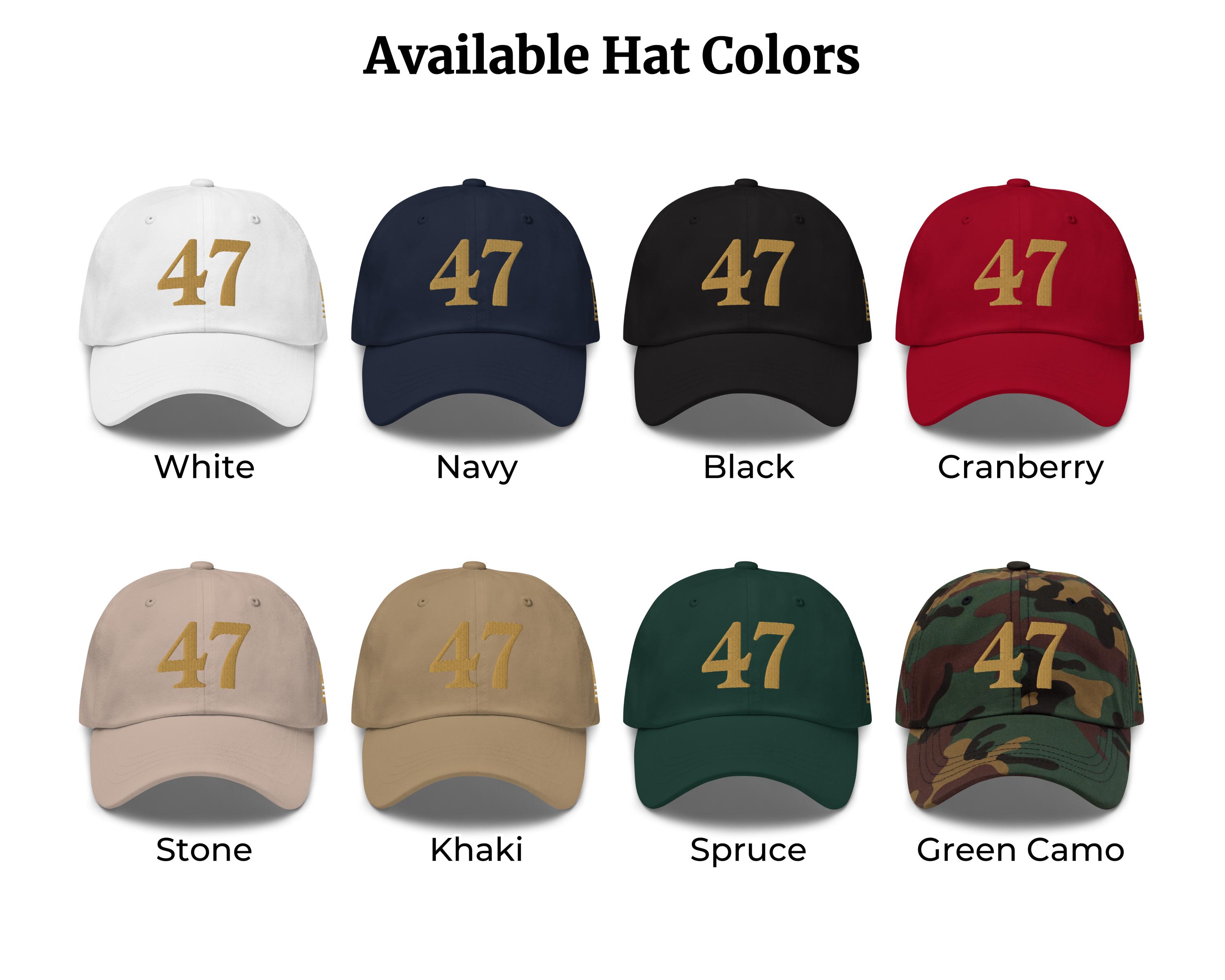 47 Hat Charlie Kirk Freedom Cap Low Profile Trump Hat USA Flag MAGA Hat ...