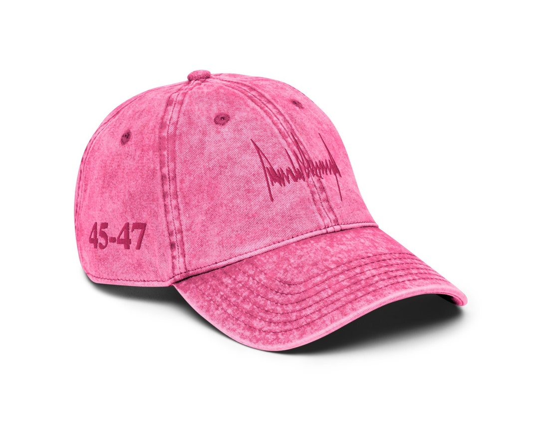 Trump Signature Hat Trump Girl Cap Trump Pink Hat Trump Women Hat Trump ...