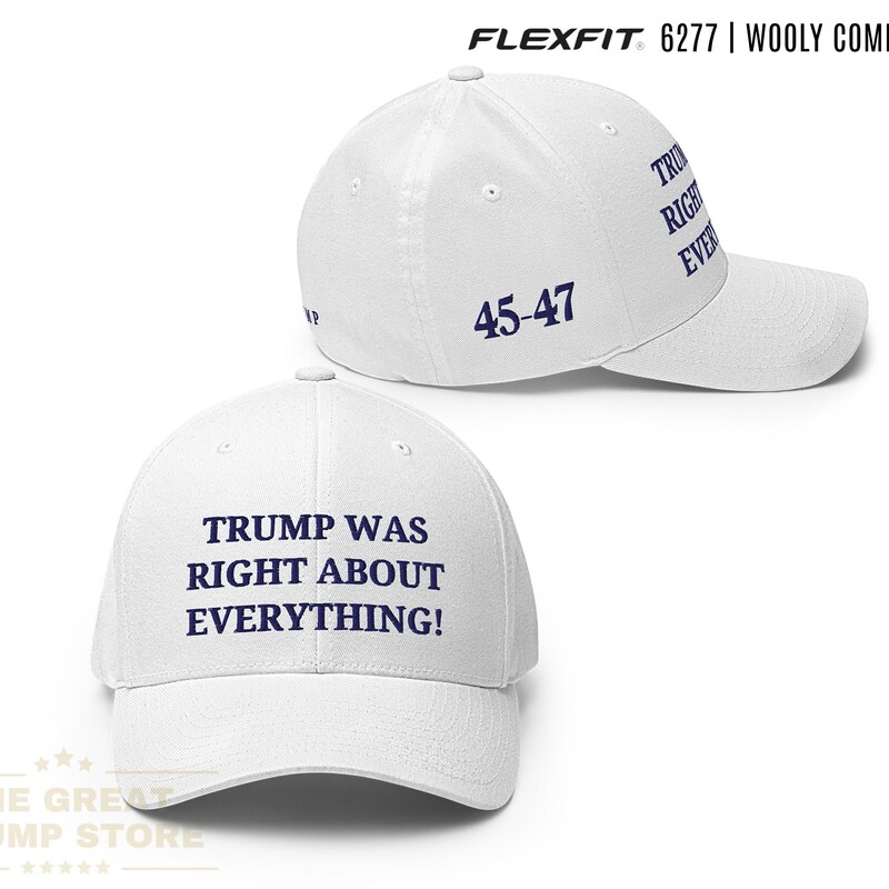 Trump Was Right About Everything Hat - Etsy
