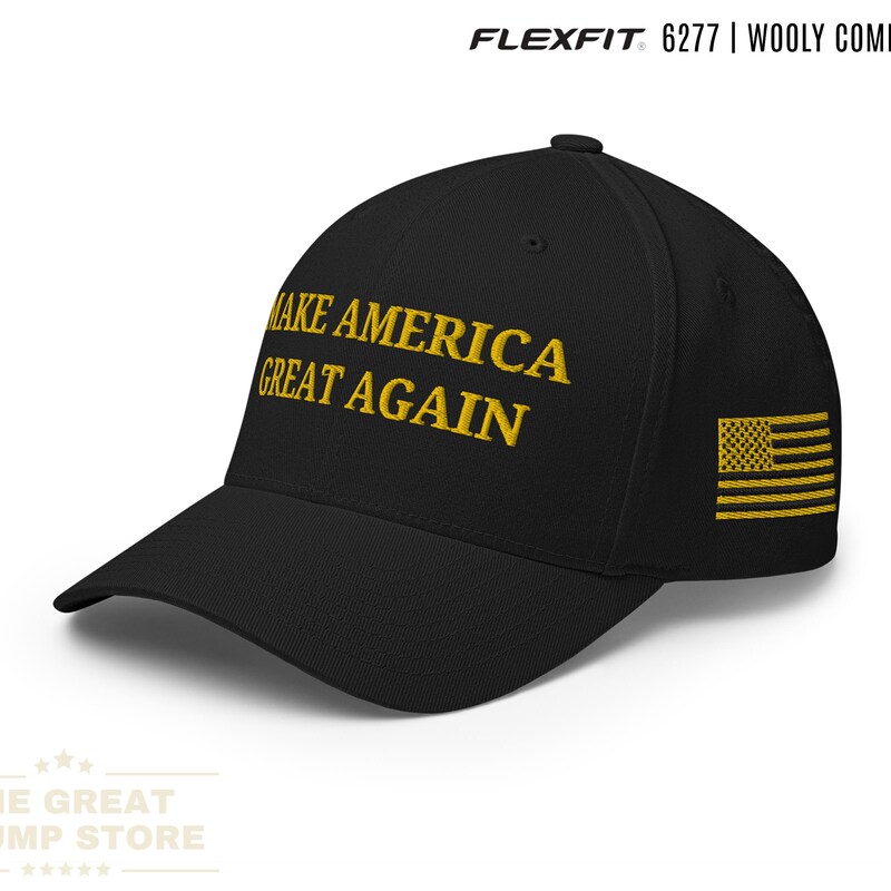 Black and Gold Trump Hat - Etsy