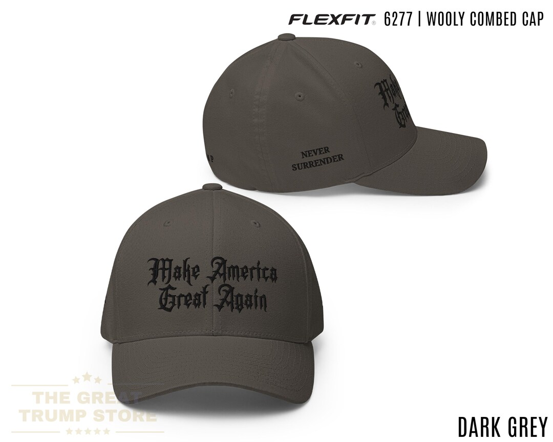 Dark Gothic MAGA Hat Elon Musk Flex Fit Trump Hat for Men Women, Fitted ...