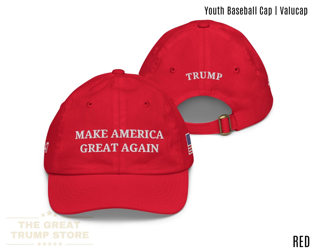 MAGA Kids Hat Make America Great Again Youth Baseball Cap for Children ...