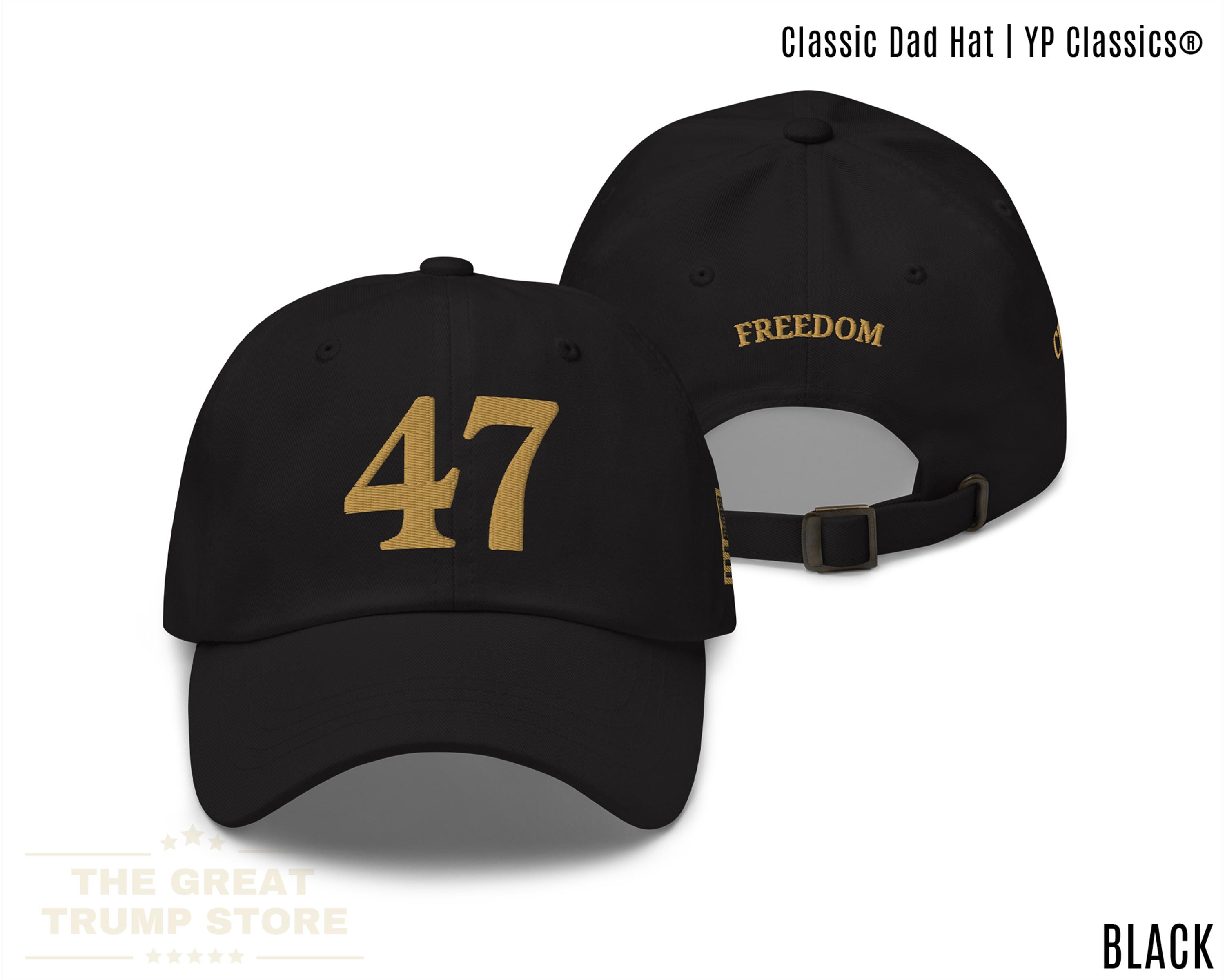 47 Hat Charlie Kirk Freedom Cap Low Profile Trump Hat USA Flag MAGA Hat ...