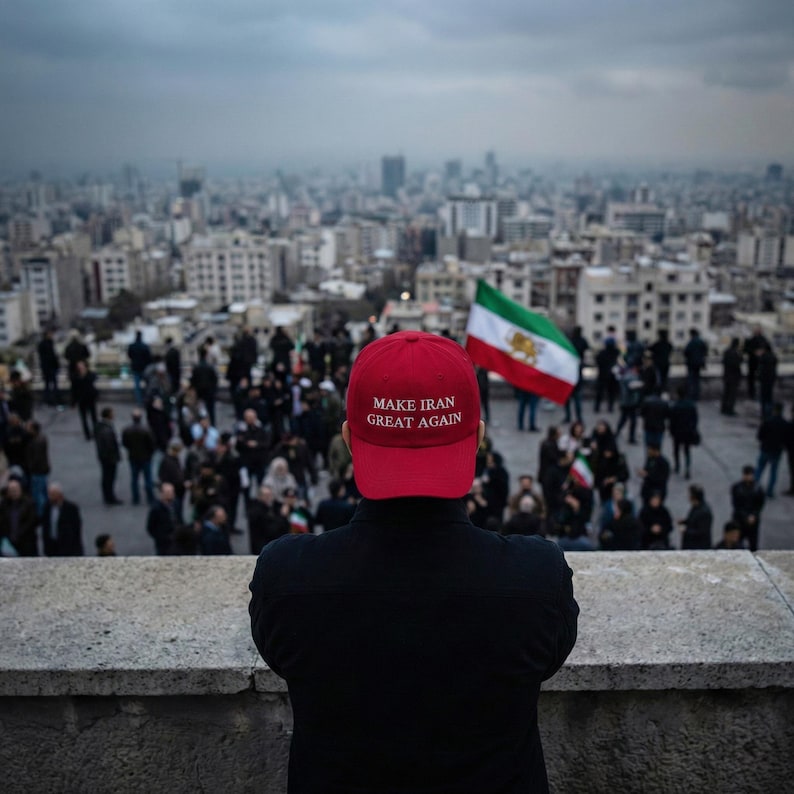 Make Iran Great Again Hat, MIGA Trump Cap, Free Iran Lion and Sun Hat ...