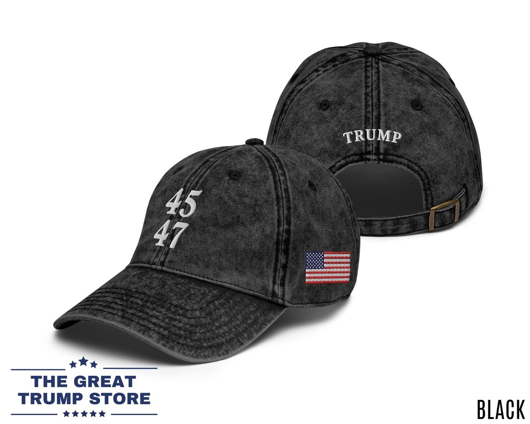 Trump 45 47 Hat Trump Dad Hat Trump Baseball Cap Trump Gift for Him ...