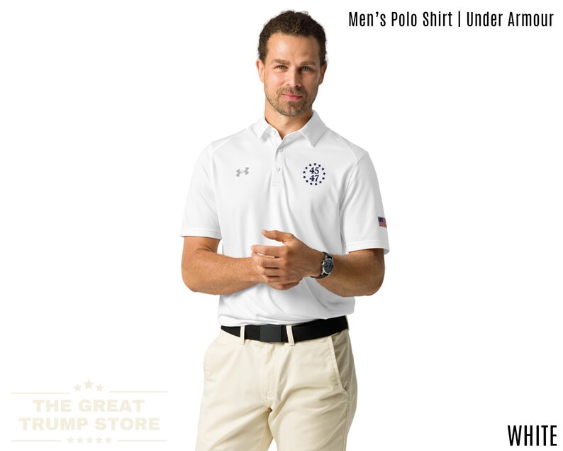45 47 Shirt Trump Polo for Men MAGA Golf Shirt Pro Trump Performance ...