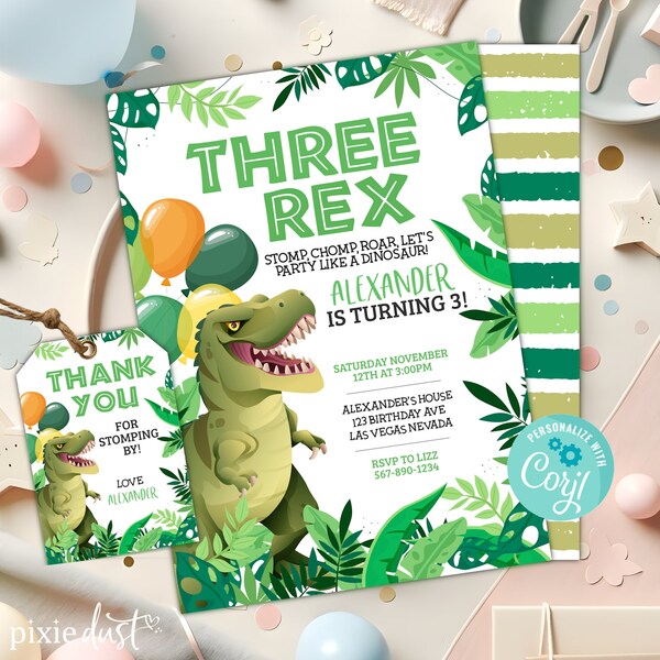 Three Rex - Etsy