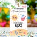 Editable Summer Teacher Appreciation Gift Tag Kids Your Turn to Relax ...