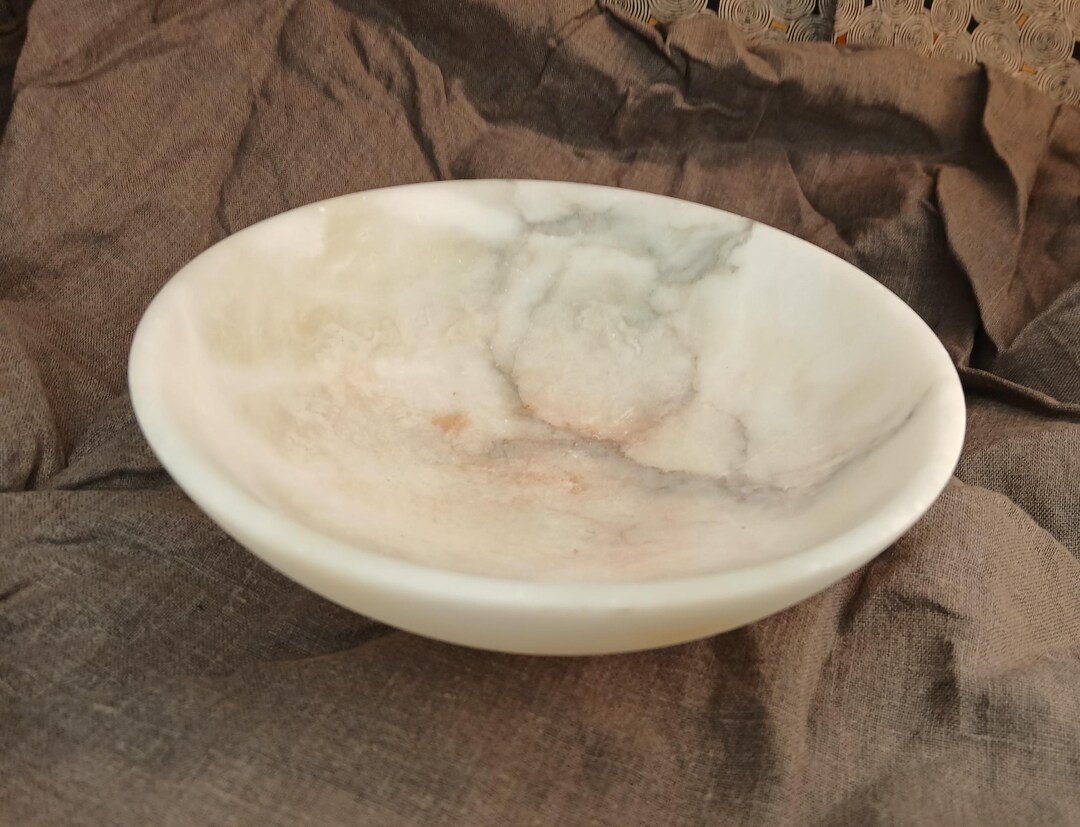 Alabaster Flared Bowl Cup - Etsy
