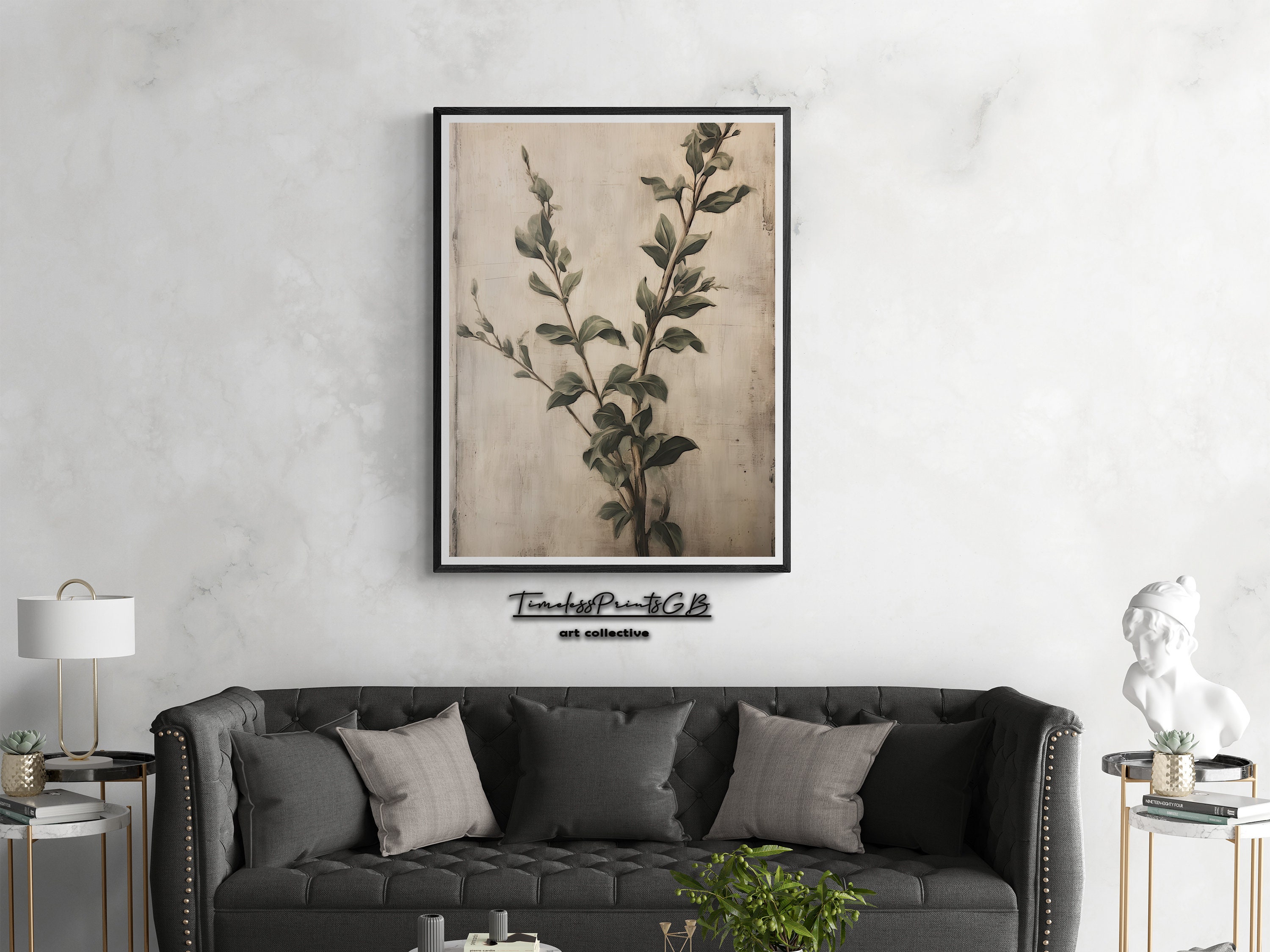 Printable Tree Branch Vintage Wall Art Branch Poster Home Decor Vintage ...