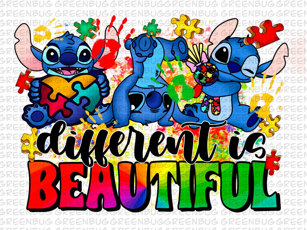 Different is Beautiful Autism Png Sublimation Design Download,autism ...