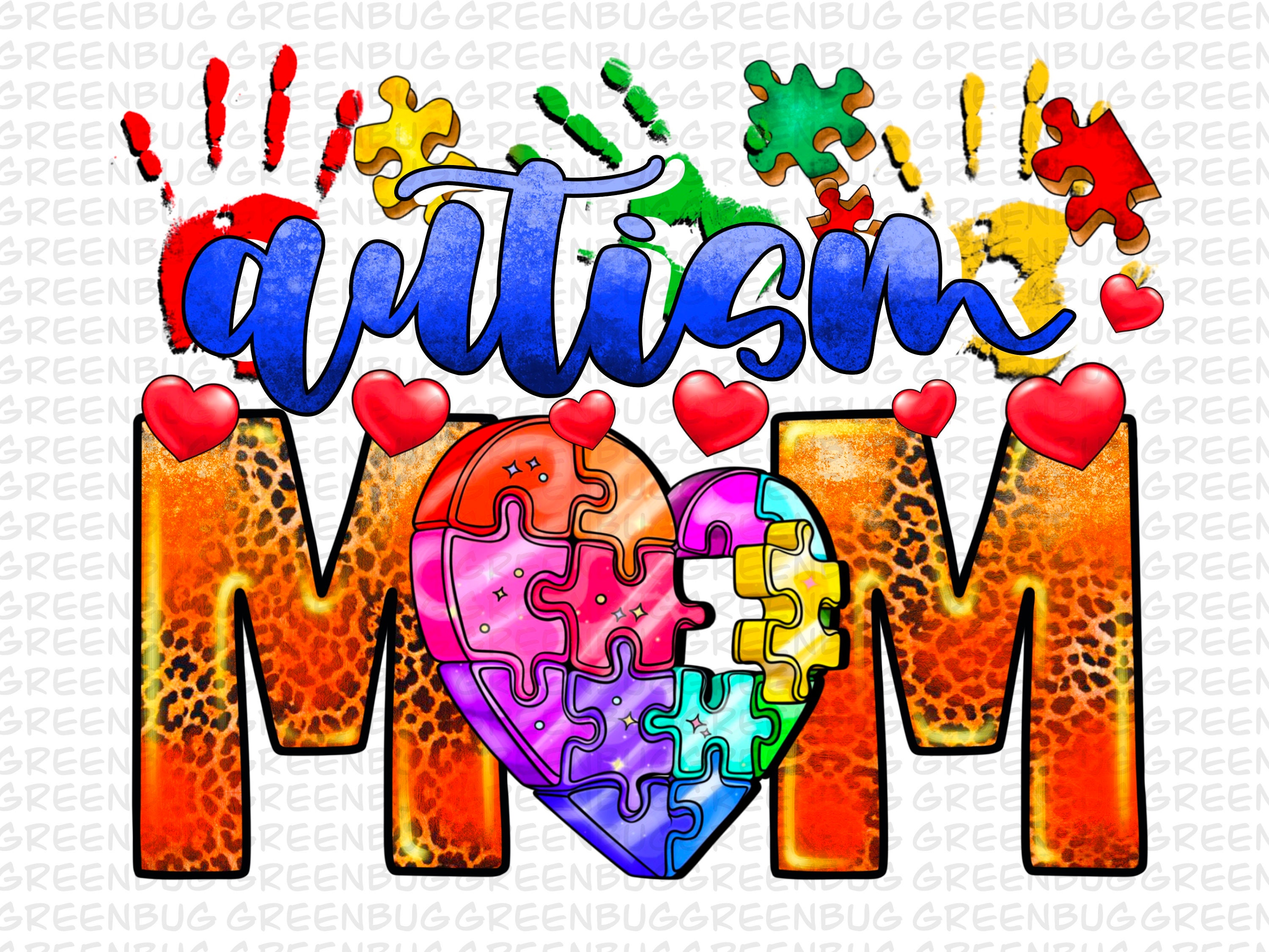 Autism Mom Png Sublimation Design Download, Mother's Day Png, Autism ...
