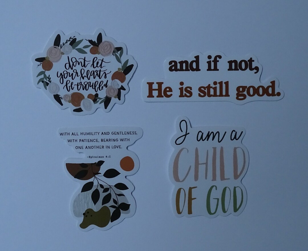 Child of God Sticker Pack | Set of 4 Inspirational Stickers ...