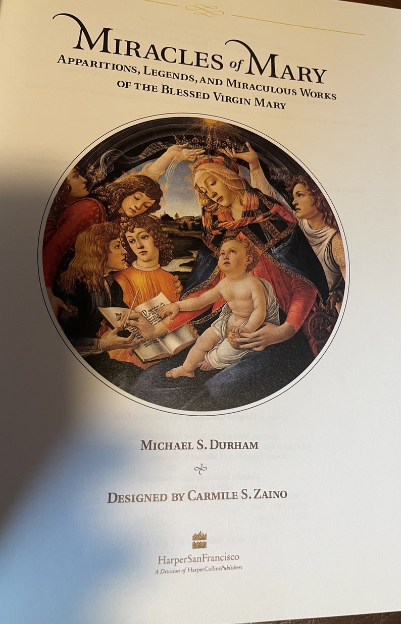 Miracles of Mary Hardback Book - Etsy