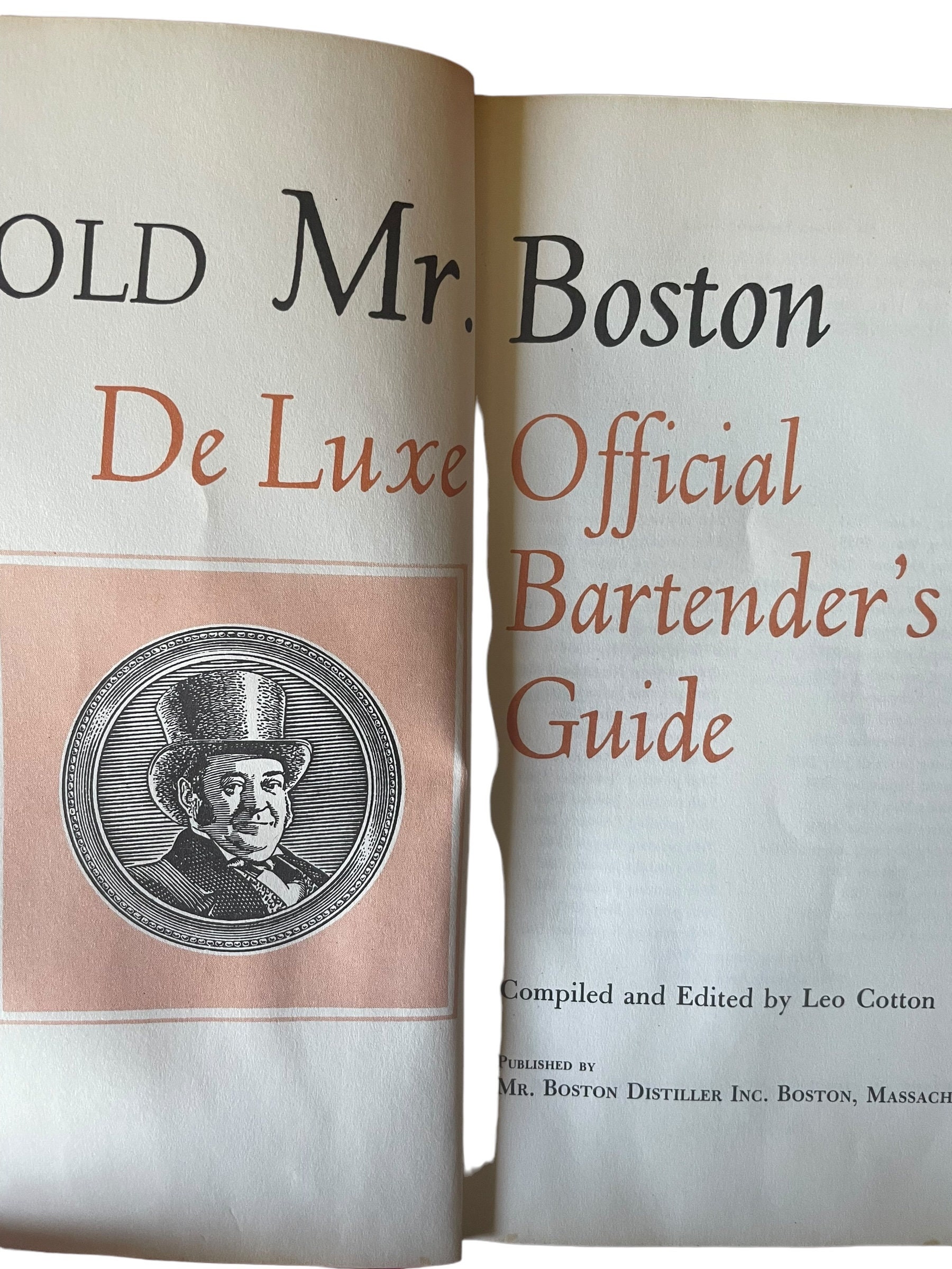 Vintage old Mr. Boston Deluxe Official Bartender's Guide - Etsy