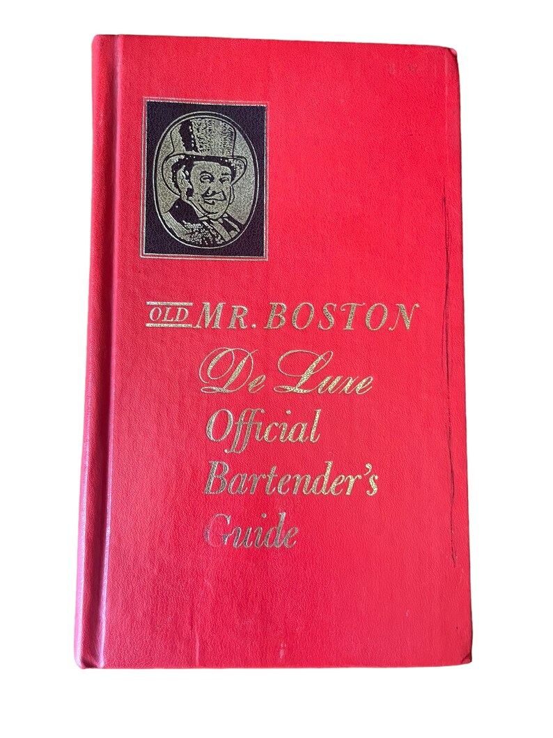 Vintage old Mr. Boston Deluxe Official Bartender's Guide - Etsy