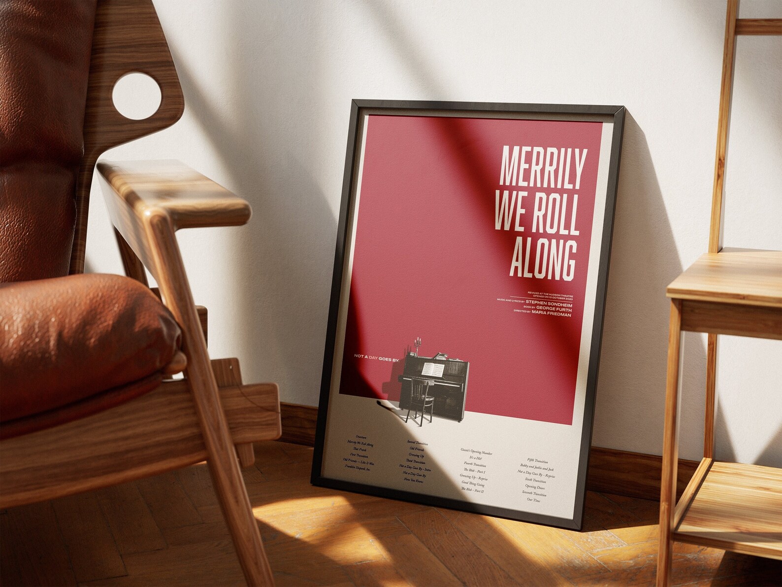 MERRILY We ROLL ALONG Vintage Style Poster, Sondheim Broadway Musical ...