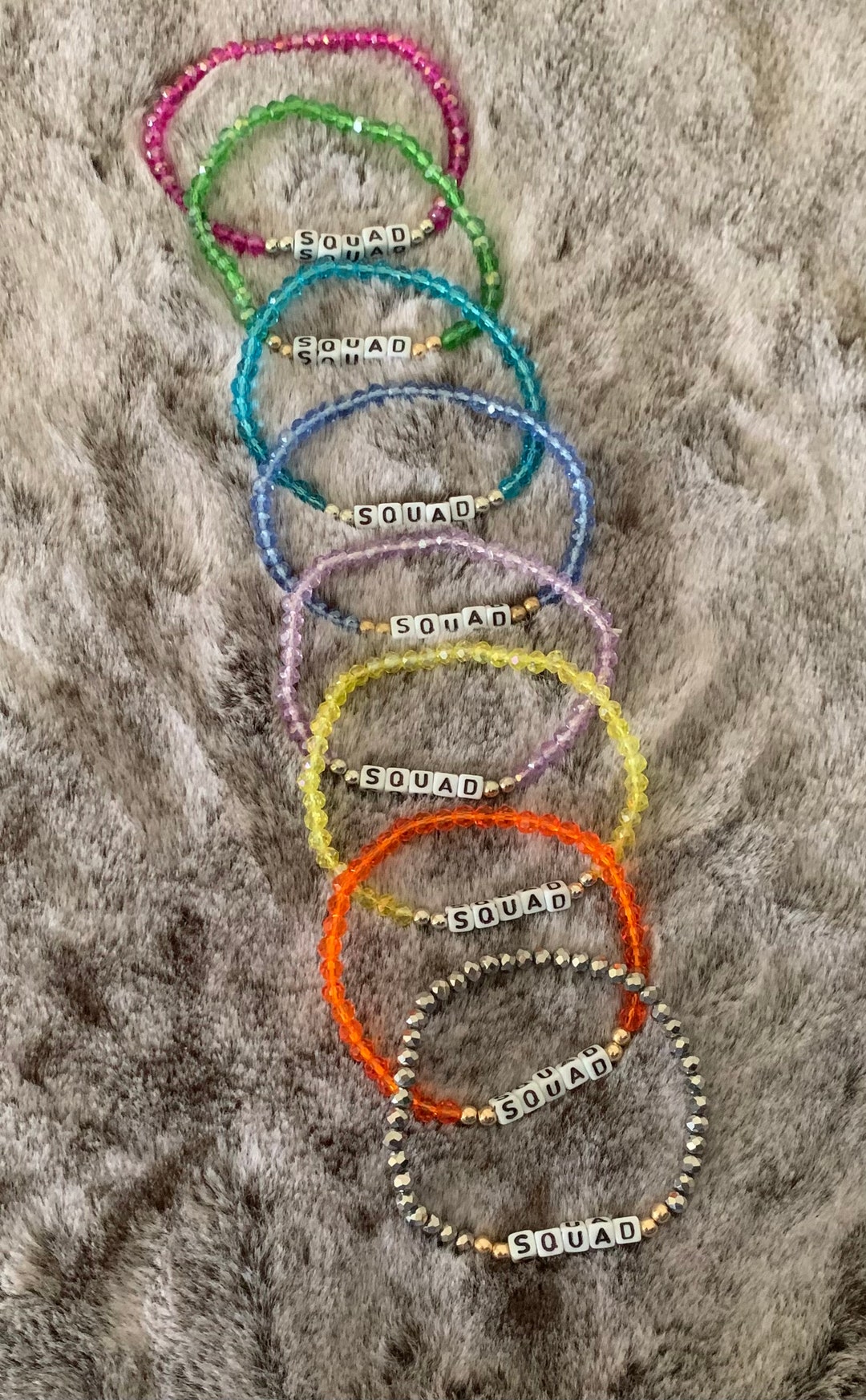 Squad Bracelets, Assorted Colors, Gifts for Her, Friendship Bracelets ...