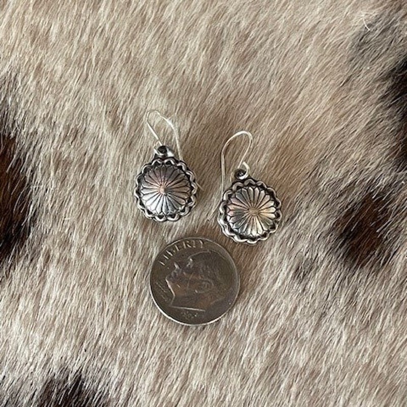 Concho Earrings - Etsy