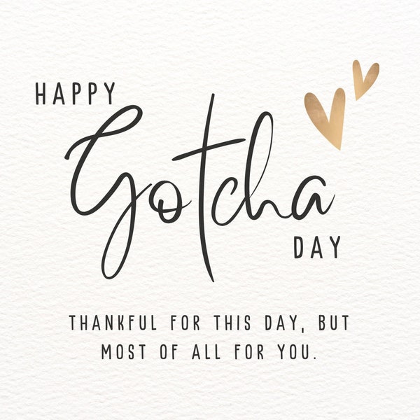 Happy Gotcha Day - Etsy