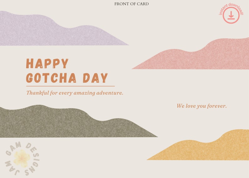 Gotcha Day Card Adventures Adoption Celebration - Etsy