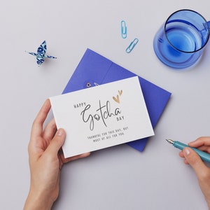 Gotcha Day Card - Adoption Card - Etsy