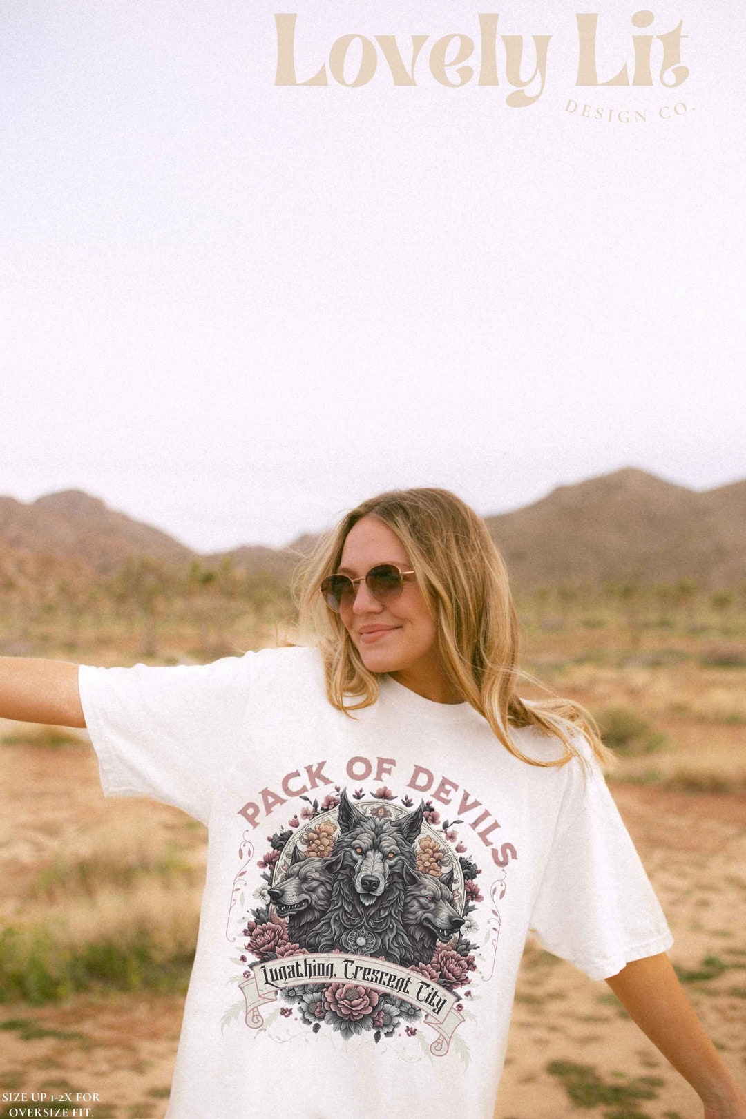 Crescent City Shirt: Pack of Devils Wolf Romantasy Booktok Merch - Etsy