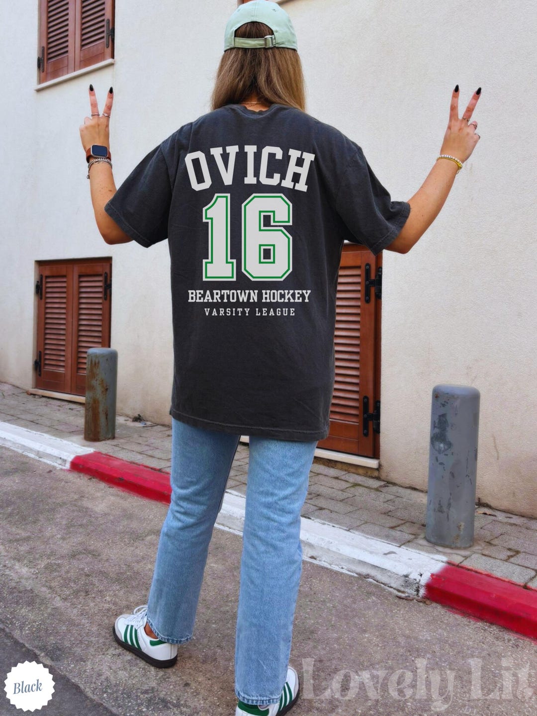 Comfort Colors Benji Ovich Jersey Tshirt for Beartown Fans Number 16 ...